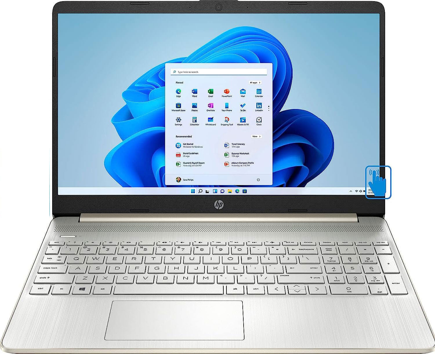 HP 15-DY2073DX 15.6" FHD LED TOUCH Laptop Intel Core i7-1165G7 4.7 GHz