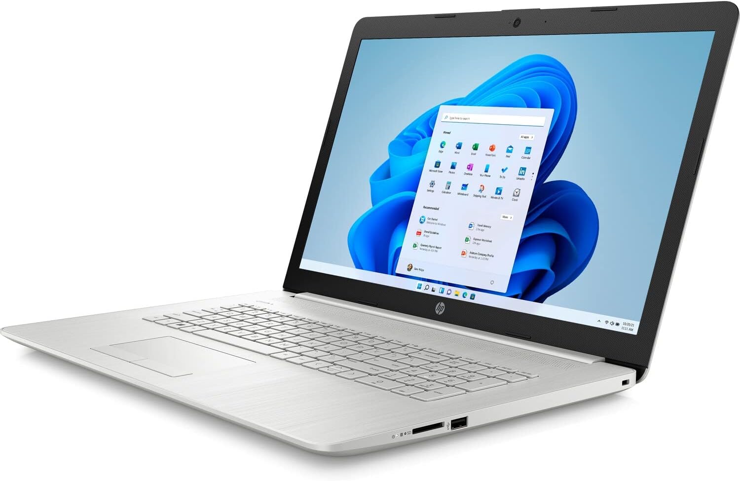 HP 17-by2025ds 17.3" HD+ Laptop Intel Pentium Silver N5030 1.10 GHz In