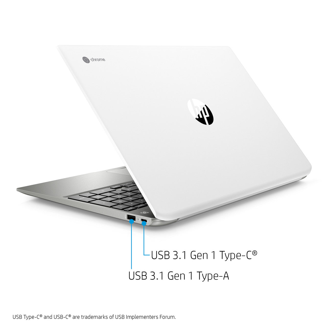 HP Chromebook 15-de0045cl 15.6" FHD Touchscreen Laptop Intel Core i3-8