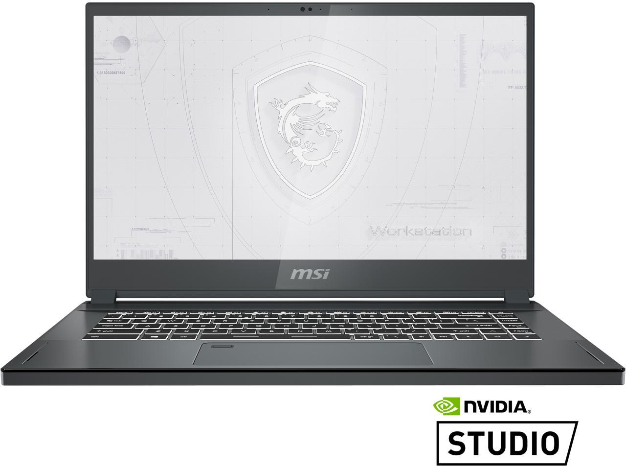 MSI WS66 15.6" FHD 1920x1080 Touch Workstation Laptop Intel Core i7-11