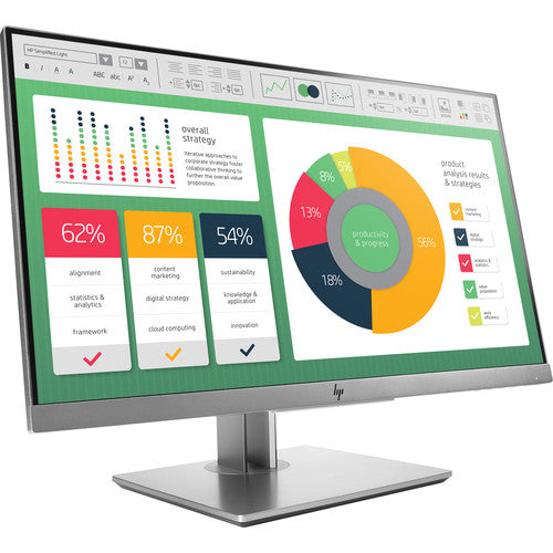 HP EliteDisplay E223 21.5" FHD IPS Monitor 5ms GtG 1000:1, HDMI & VGA