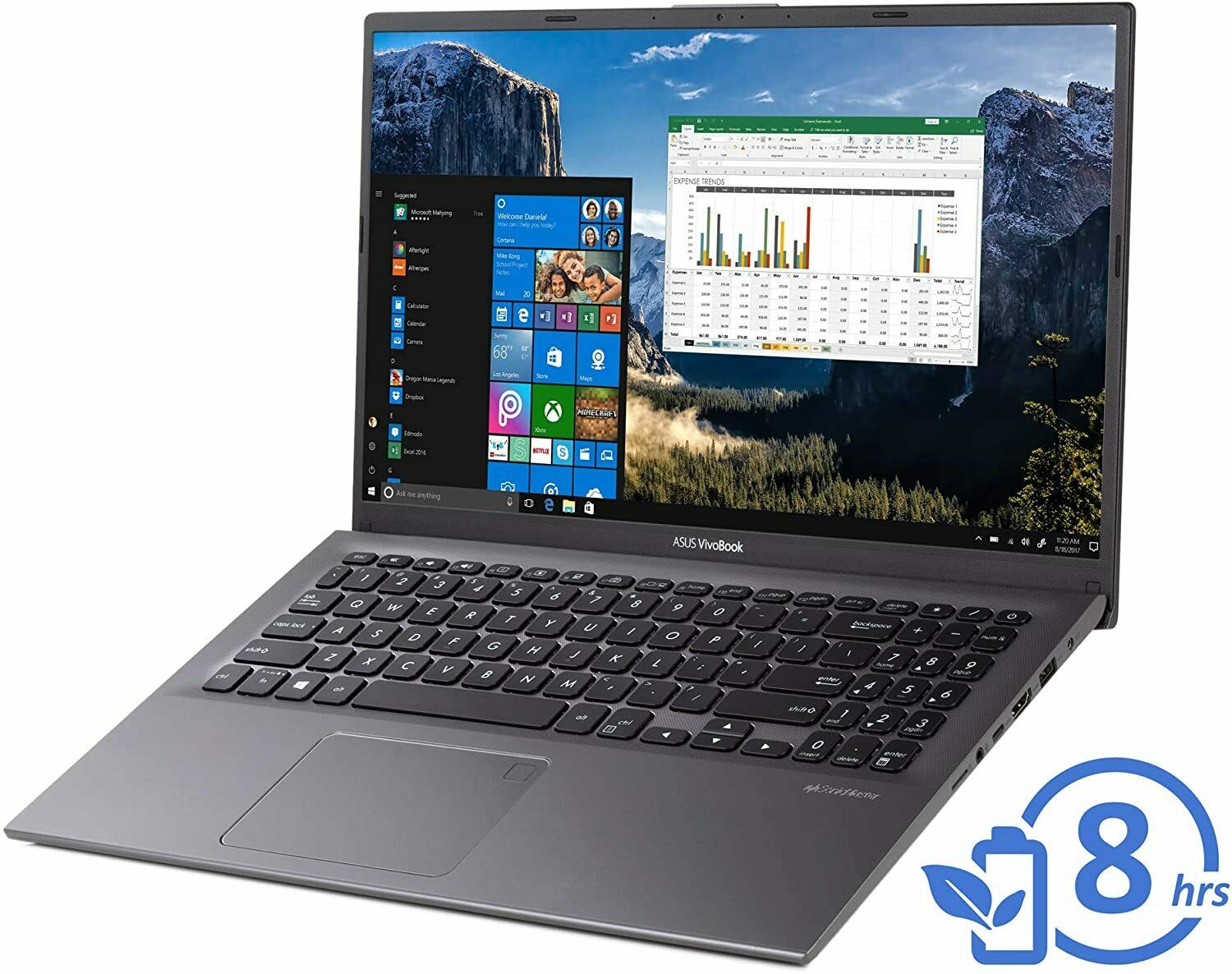 Asus VivoBook F512DA-RS51 15.6" Laptop AMD Ryzen 5 3500U 8GB DDR4 512G