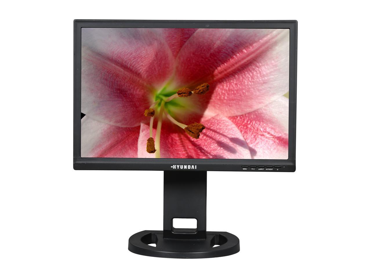 Hyundai P90WU 19" 1440x900 LCD Monitor 5ms DVI VGA USB Hub Built in Sp